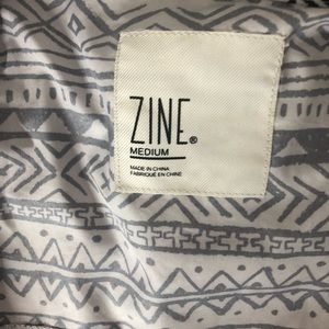 Zine Clothing | Jackets & Coats | Zine Bw Aztec Print Jacket | Poshmark